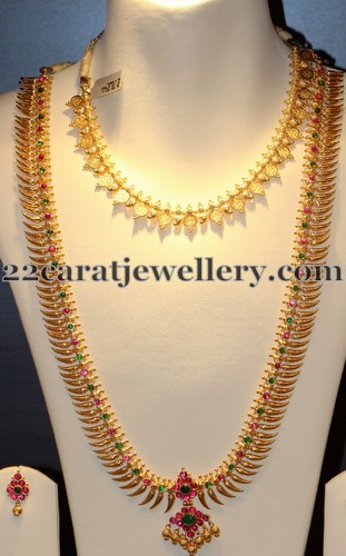Light Weight Malli Mukku Mala - Jewellery Designs