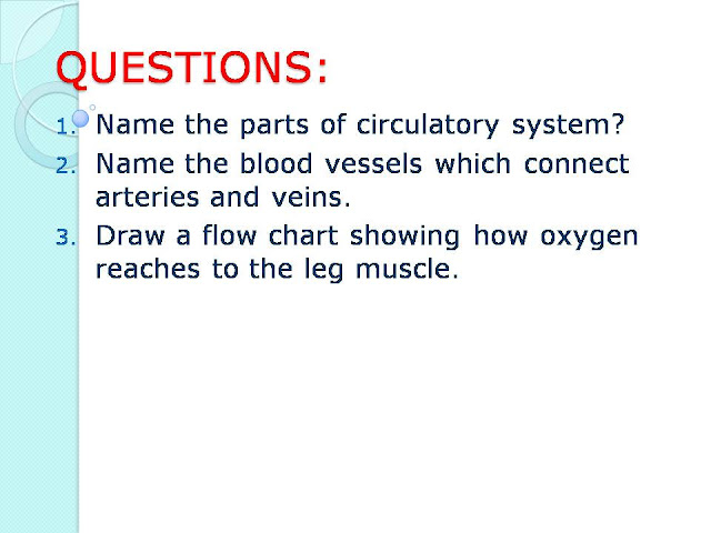 Science8: Semester 1, Chapter 3 - Human circulatory system