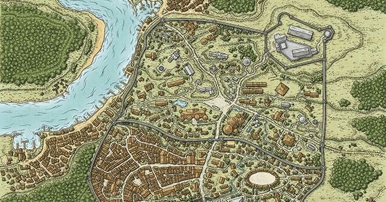 Forgotten DM: Map Of Free City Of Greyhawk