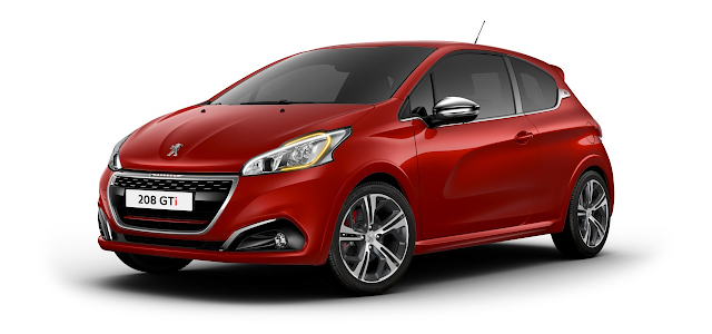Peugeot 208 GTi Restylée (2015 à 2018) - Couleurs, code peinture
