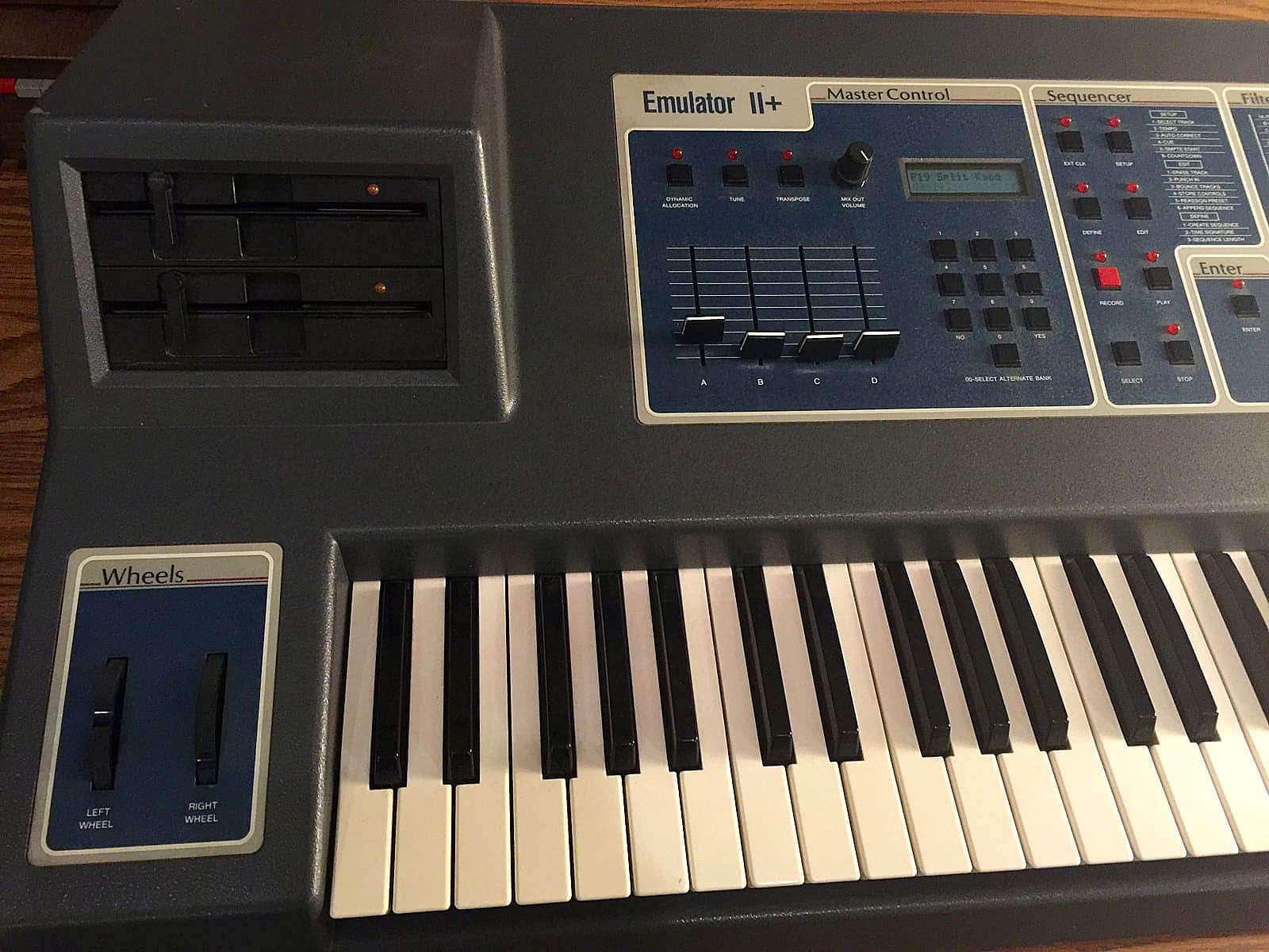 MATRIXSYNTH: E-mu Emulator II+ 1985 Vintage Sampler with Expanded RAM ...