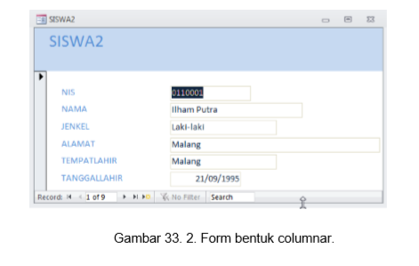 Pengenalan bentuk – bentuk form wizard - Our Akuntansi