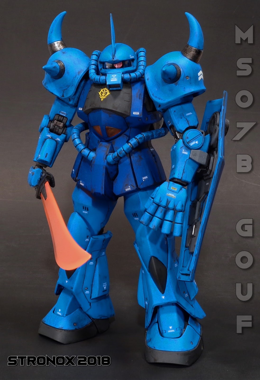 Stronox Custom Figures: GunPla Master Grade: MS-07B Gouf 2.0