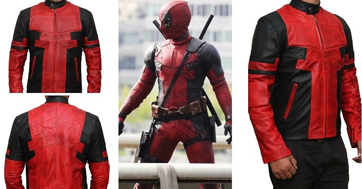 Jual Jaket Kulit Deadpool Murah - Jual Jaket Kulit Asli