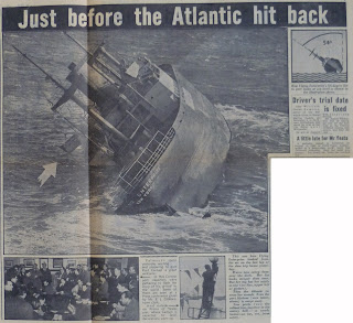 Hold The Front Page: Flying Enterprise sinking