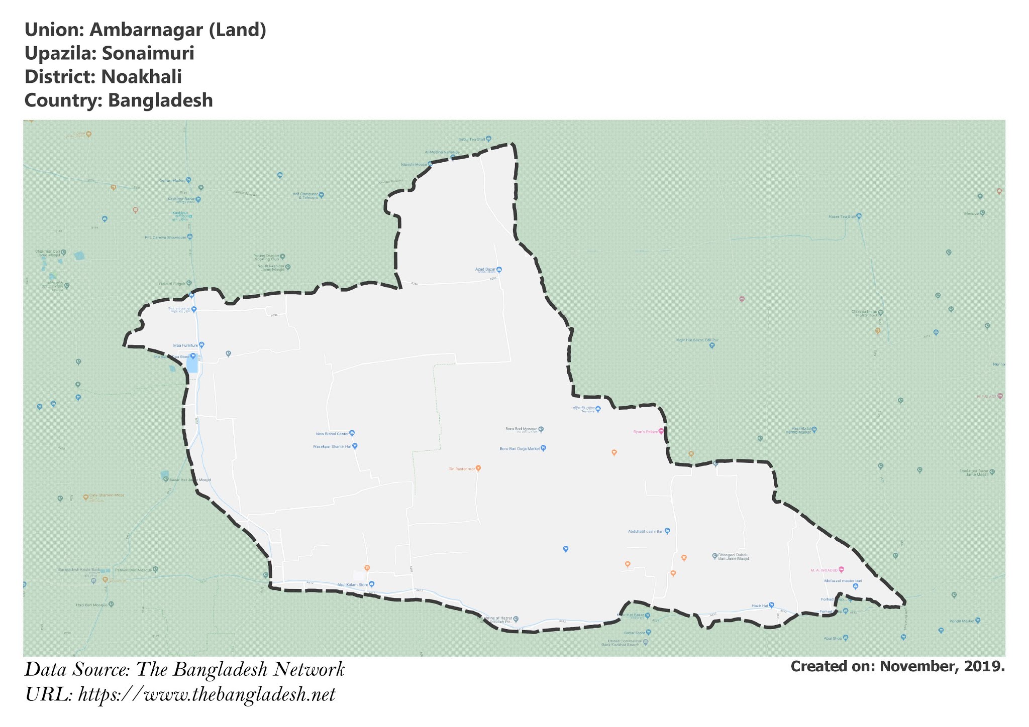 Ambarnagar Union, Noakhali