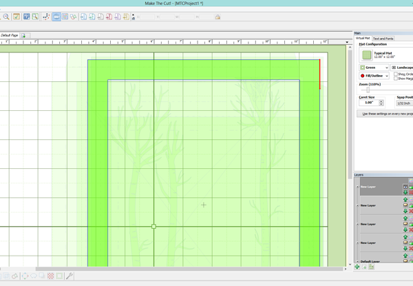LD Solutions: Birch Tree Shadow Box