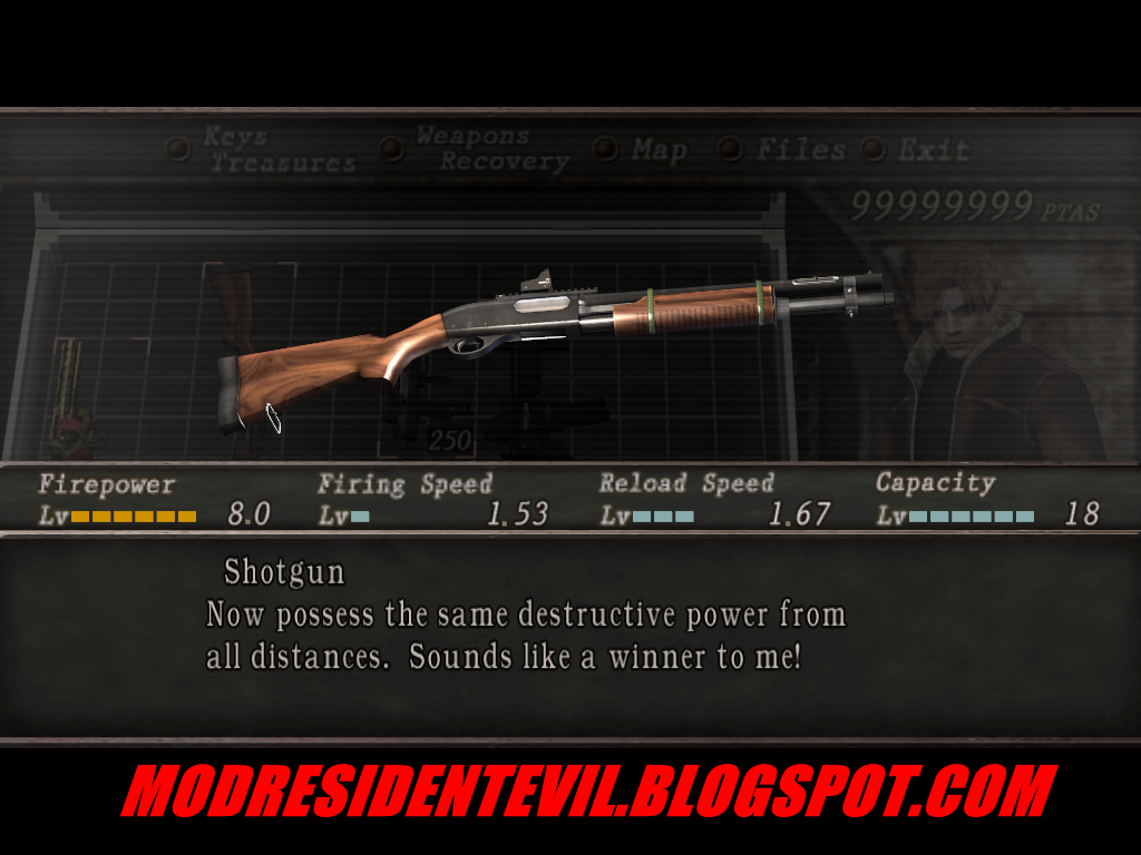 resident evil: MOD Weapon Resident evil 4