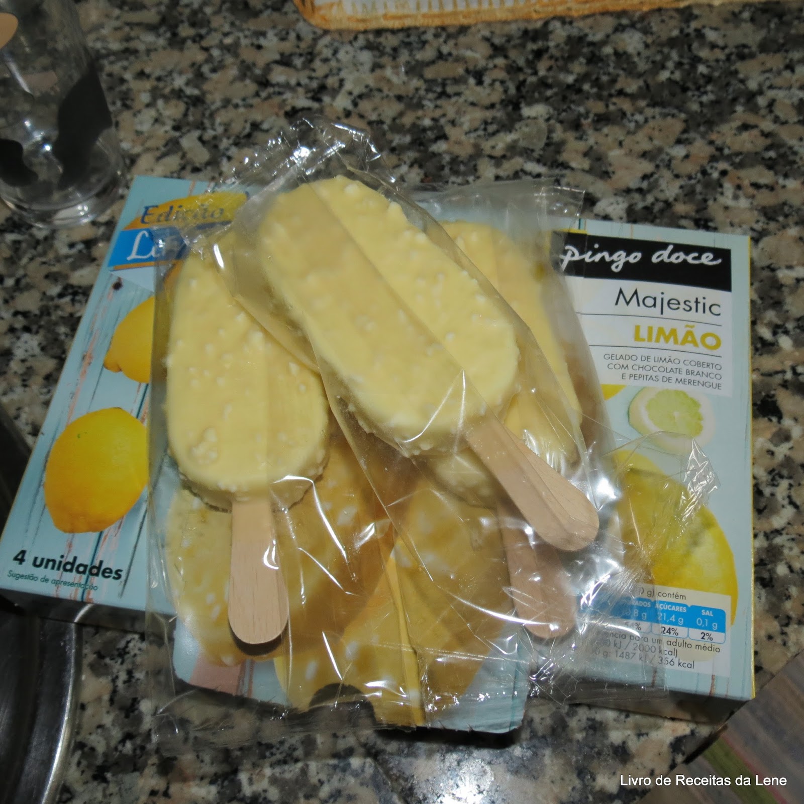 Gelado De LimÃo Pingo Doce Livro De Receitas