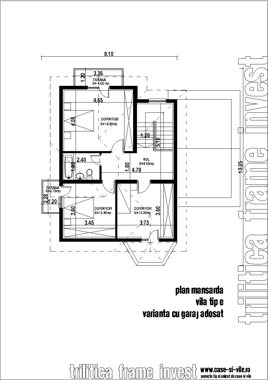 Case, Planuri, Proiecte: Proiect Vila Tip E