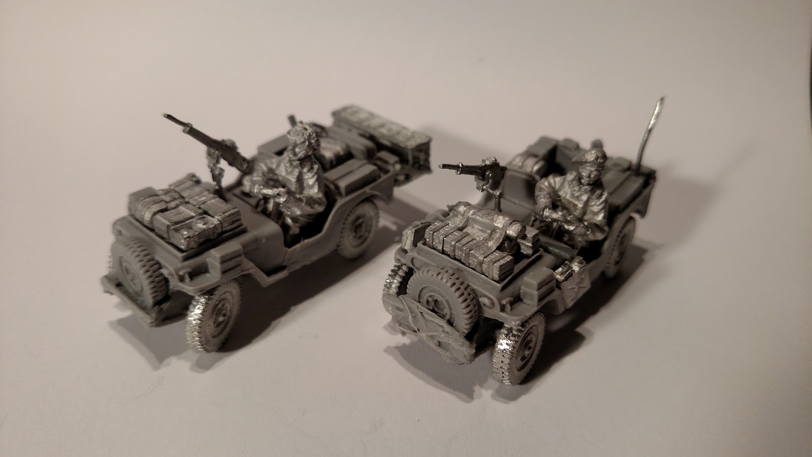 Battleground Hobbies: British Red Devils Jeeps From Warlord Games