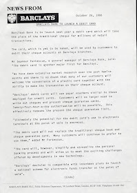 80s Actual: Plastic Money Truly Arrives - The First Debit Card ...