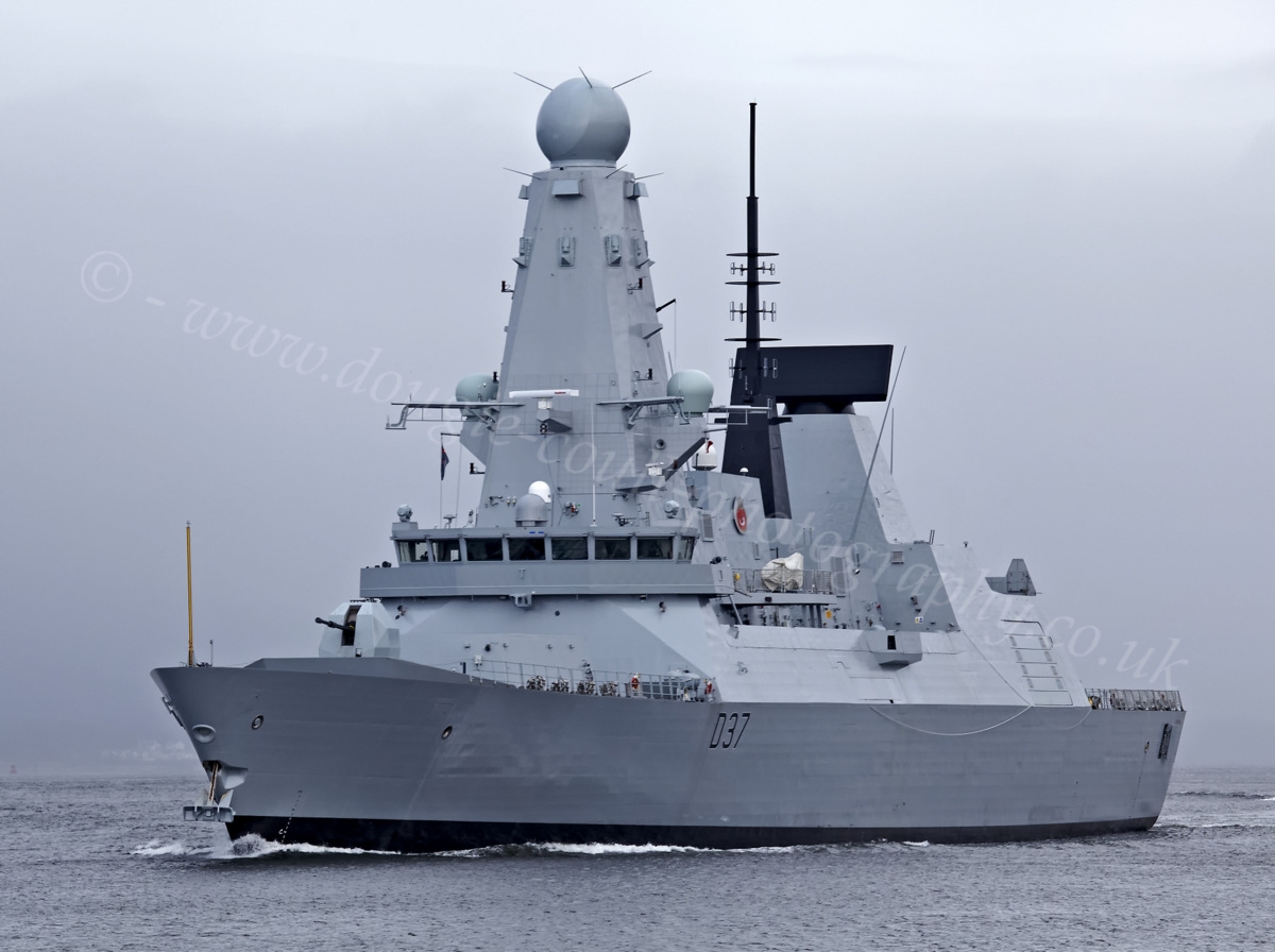 Dougie Coull Photography: (HMS) Duncan - Second Sea Trials