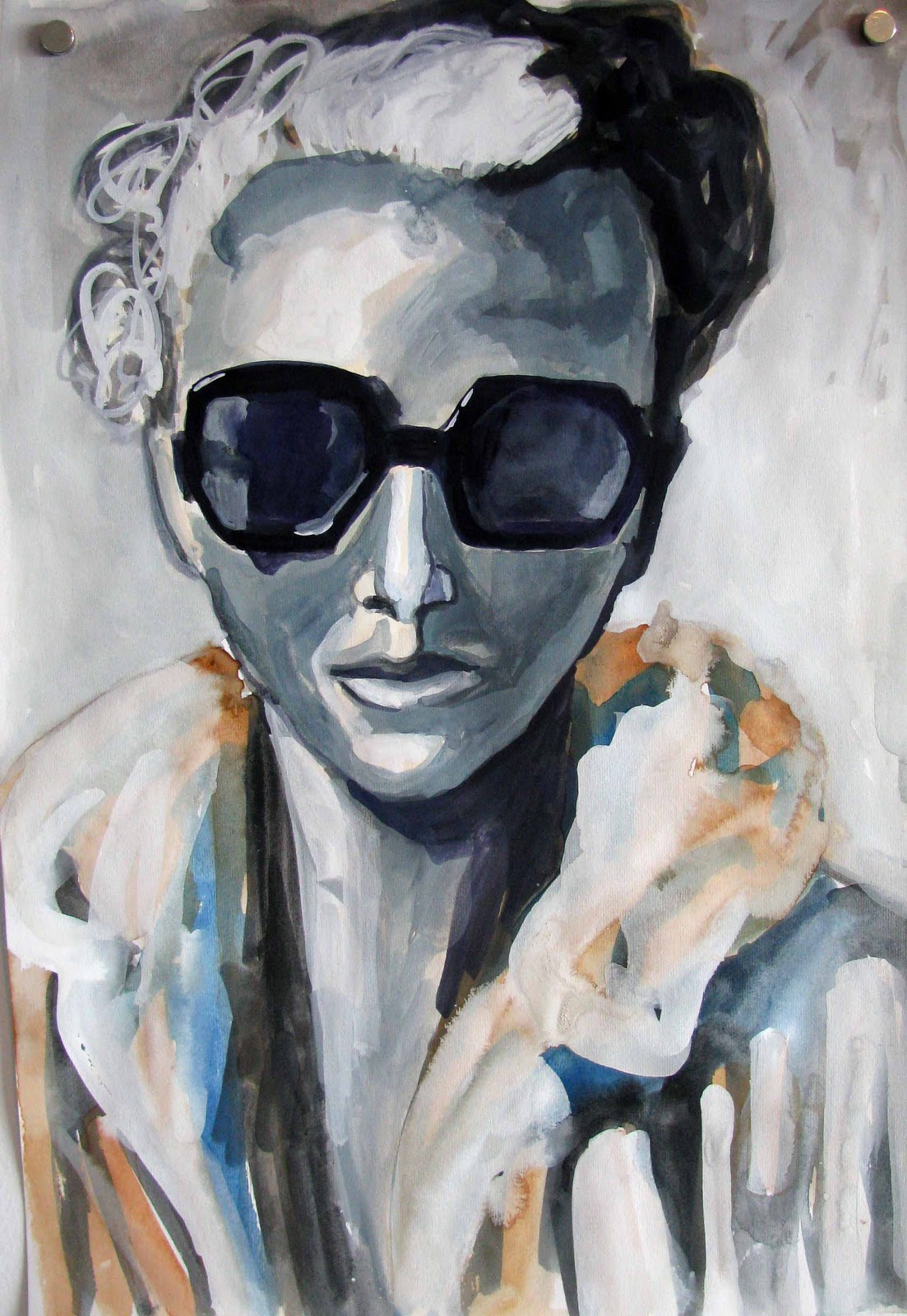 paula payne art life: Some portraits mostly women different media