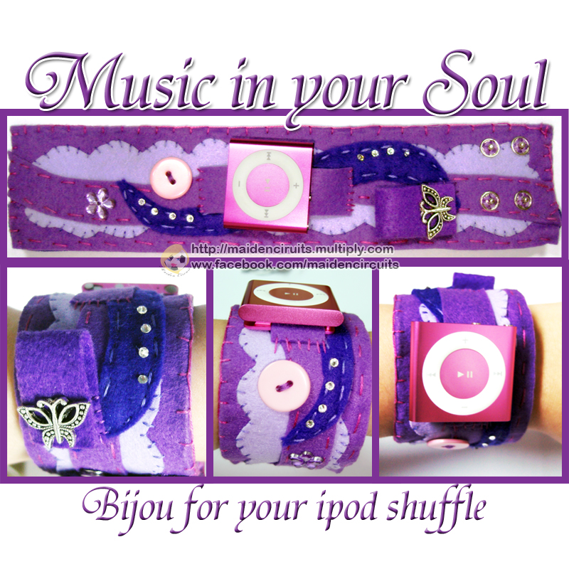 Artsy Med: Ipod shuffle watch strap