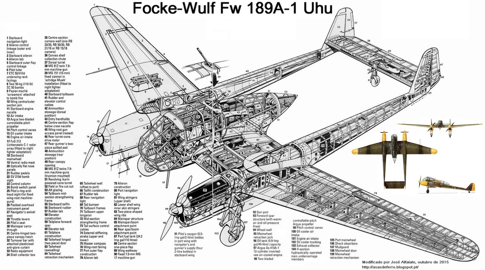 AVIÕES MILITARES: Focke-Wulf Fw 189 Uhu