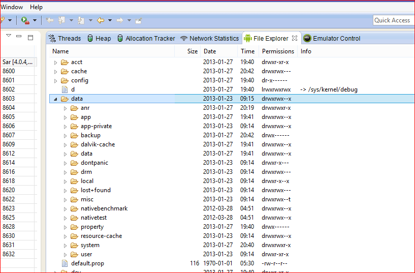 Creativetuts: Locate SQLite Database File in Android Eclipse