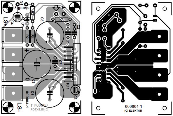 world technical: circuit amplifier 54 W Using TDA1562Q