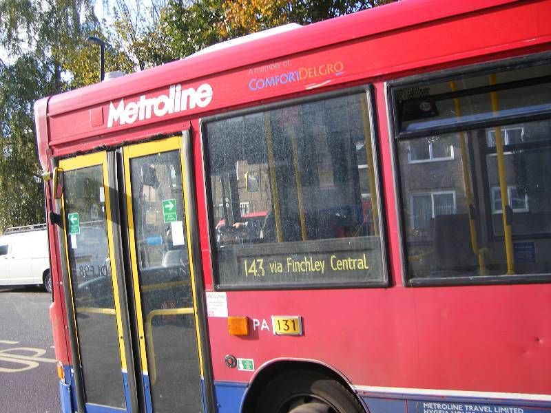 London buses one bus at a time: the return: The Number 143 Route