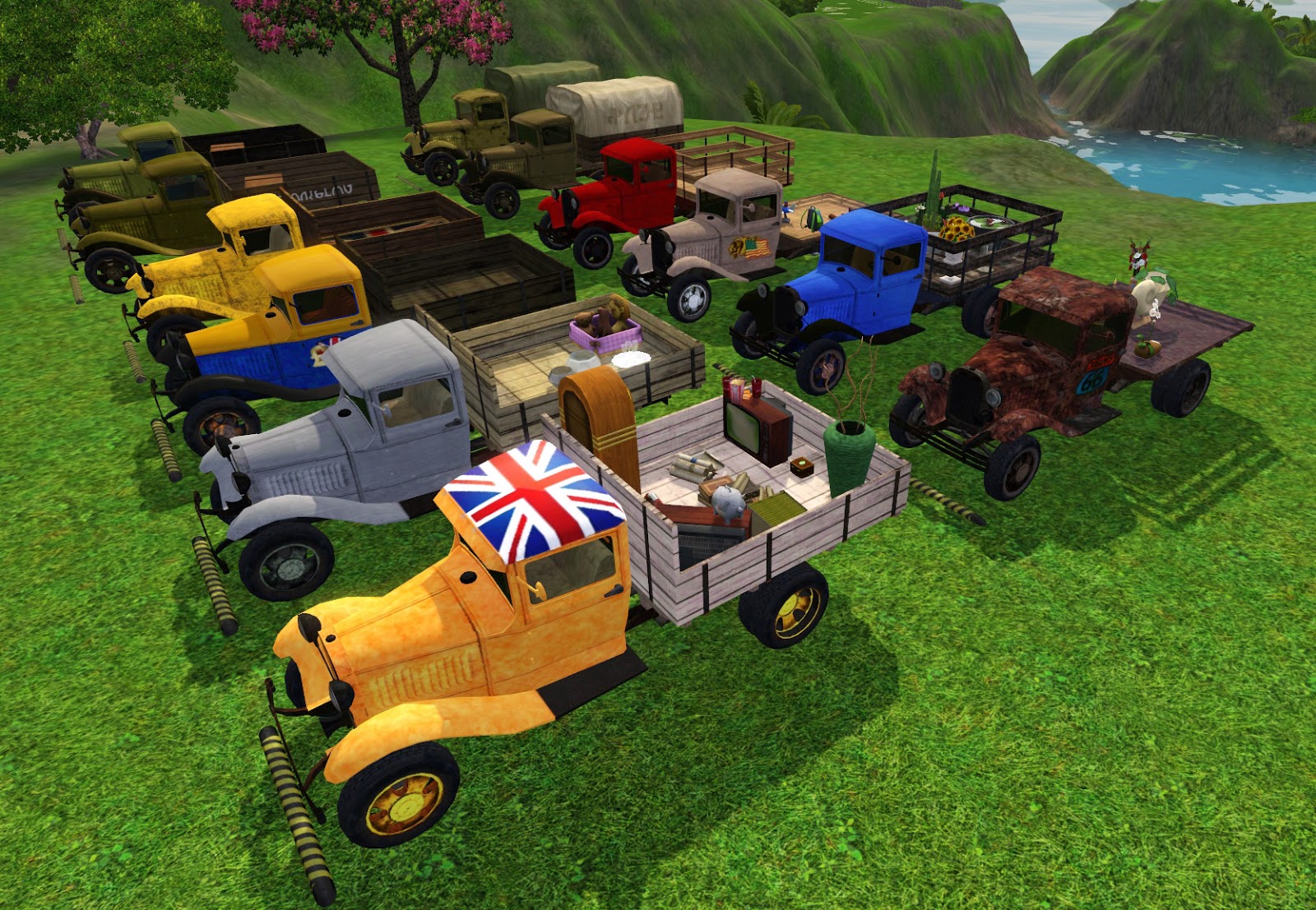 My Sims 3 Blog: Trucks Ford-AA and GAZ-AA by Stanislav
