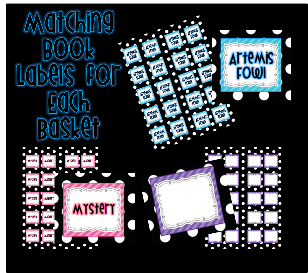 Think * Share * Teach: Monday Made It: Library Labels