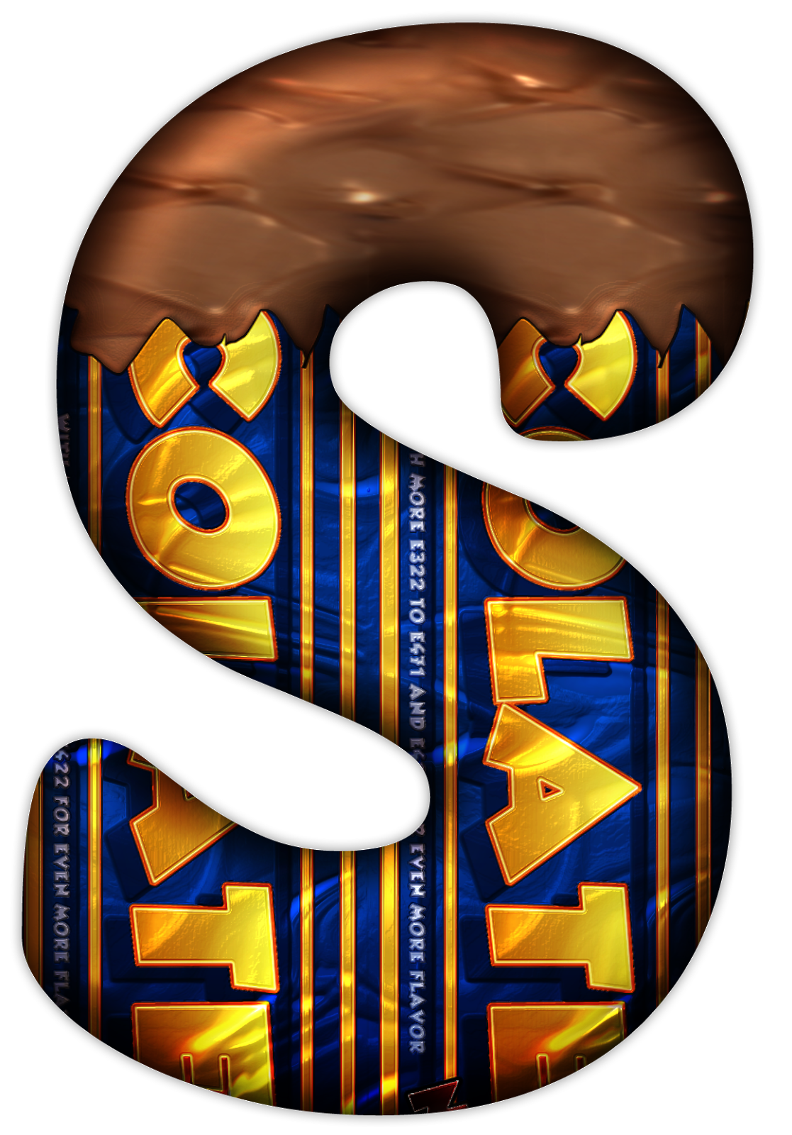 Abecedario de Chocolatina. Chocolate Alphabet. - Oh my Alfabetos!