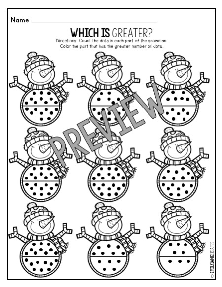 Emily Jane Creates: JANUARY NO PREP KINDERGARTEN PACKET-OVER 100 PAGES!