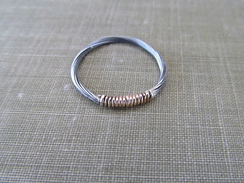 Recycled Guitar String Jewelry by The Chestnut Forge / The Beading Gem