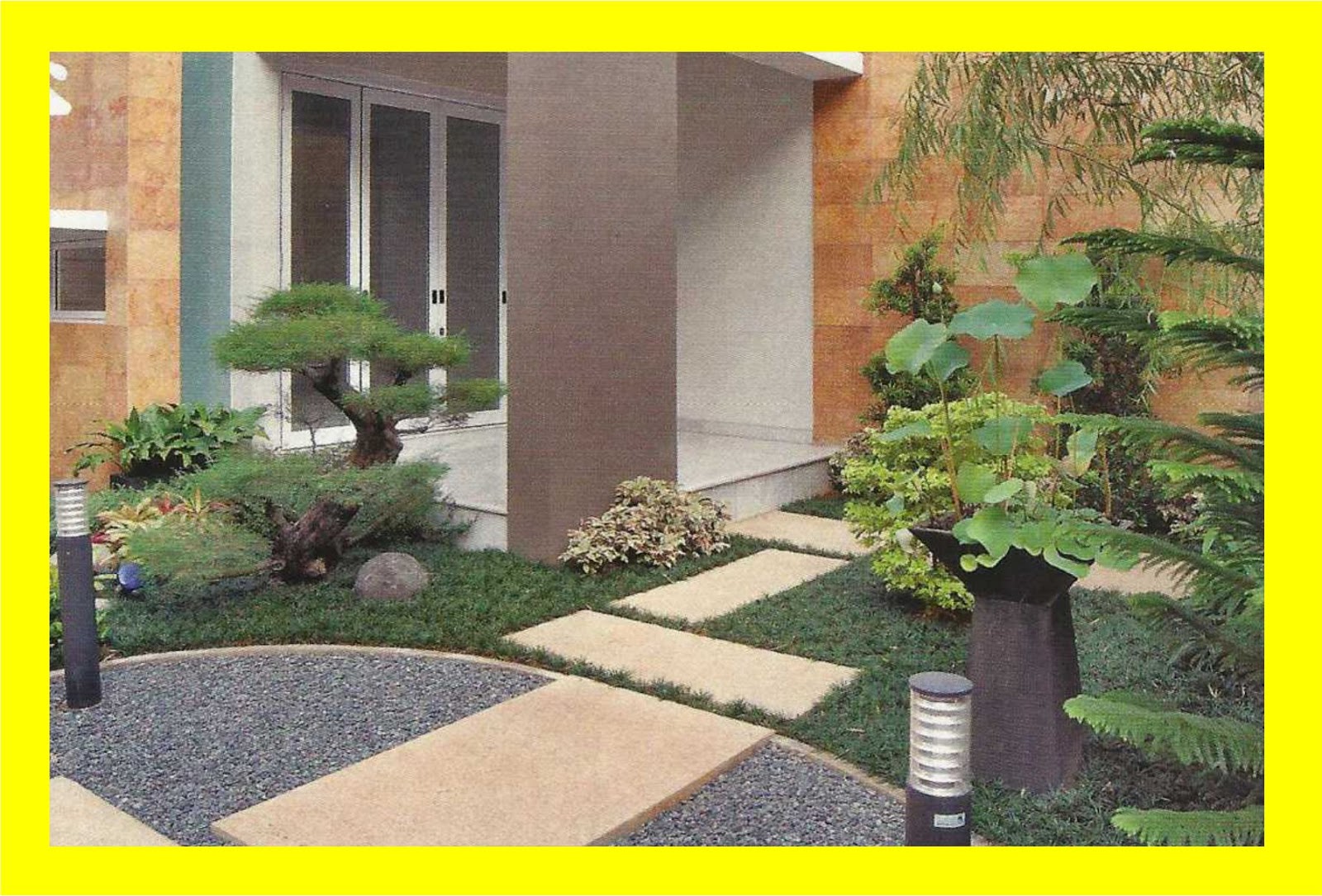 Cat Taman Minimalis yang Tepat - Desain Rumah Idaman