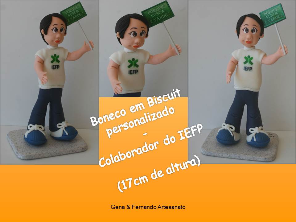 Gena Ponte - Biscuit e não só...: Boneco em Biscuit personalizado ...