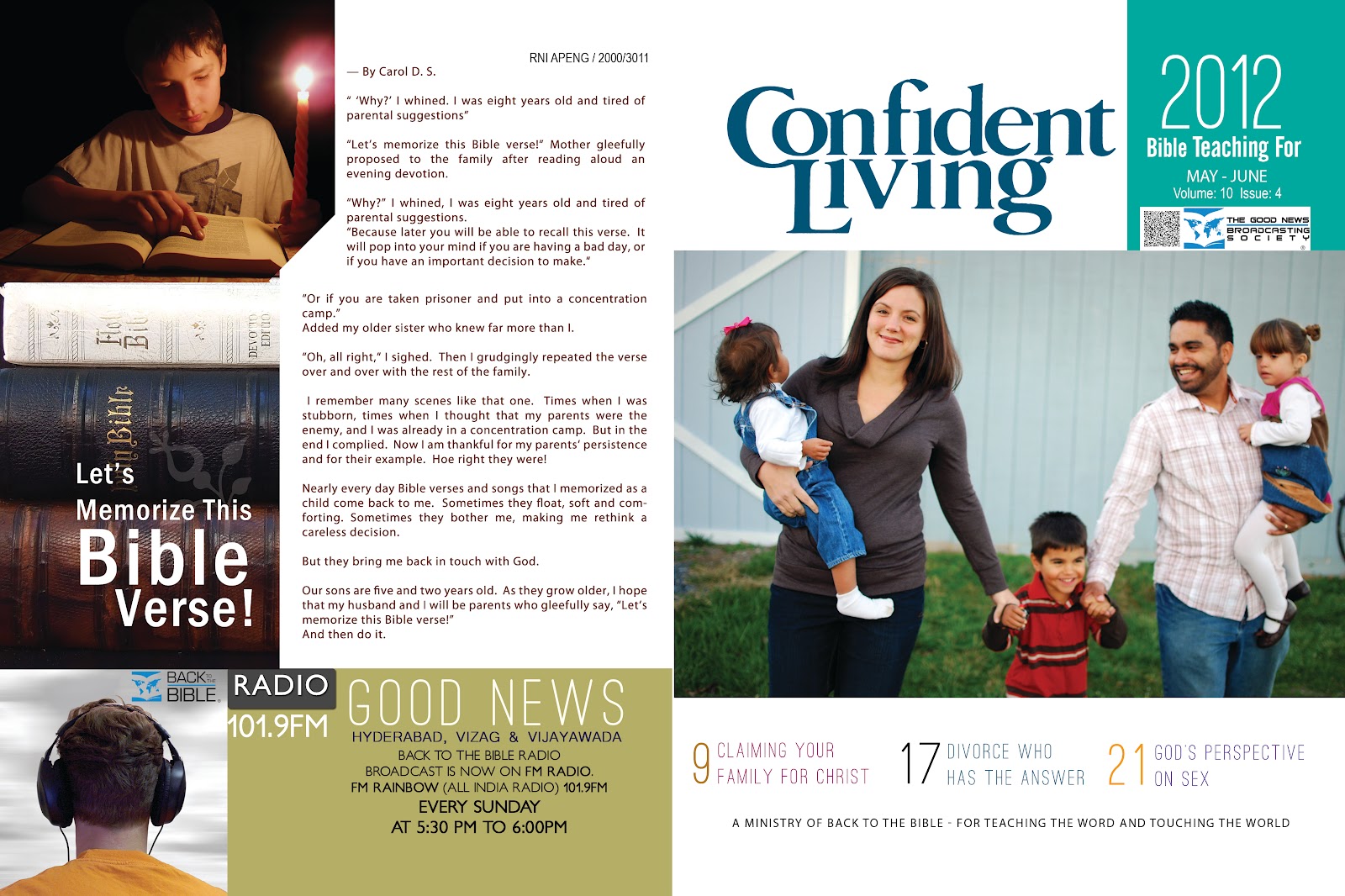 Good News! Confident Living Magazine Articles: Confident Living June ...