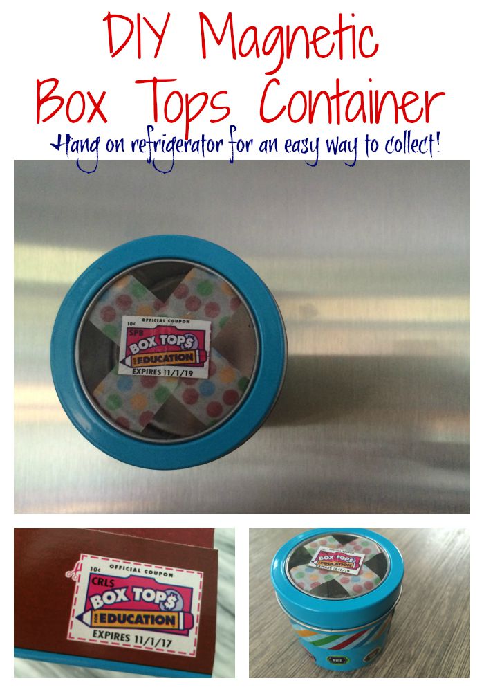 Super Easy DIY Box Tops Container - The Chirping Moms