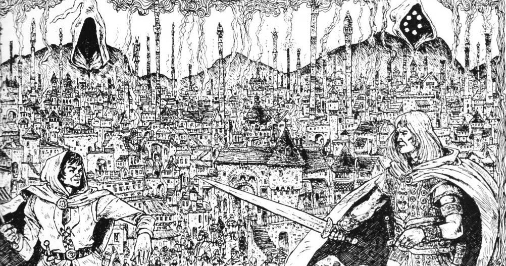 Dungeon Fantastic: Fafhrd & the Grey Mouser by Russ Nicholson