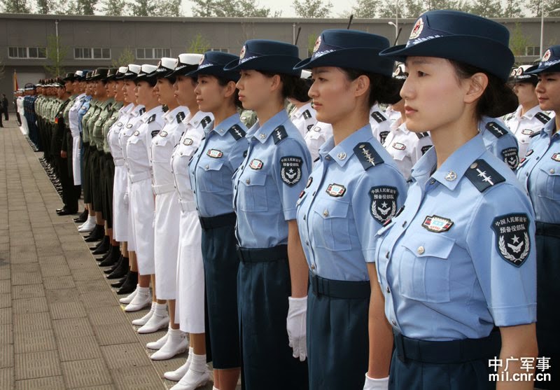 The Uniform Girls: [PIC] Blue china military uniform