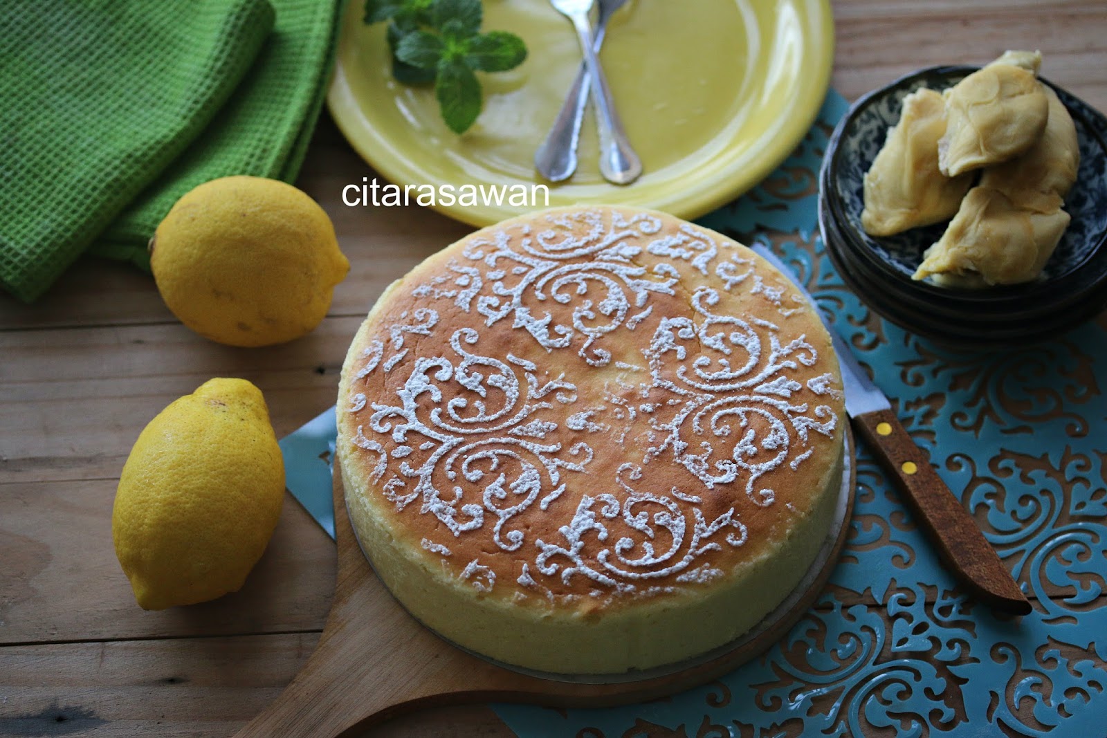 Japanese Durian Cheesecake ~ Resepi Terbaik