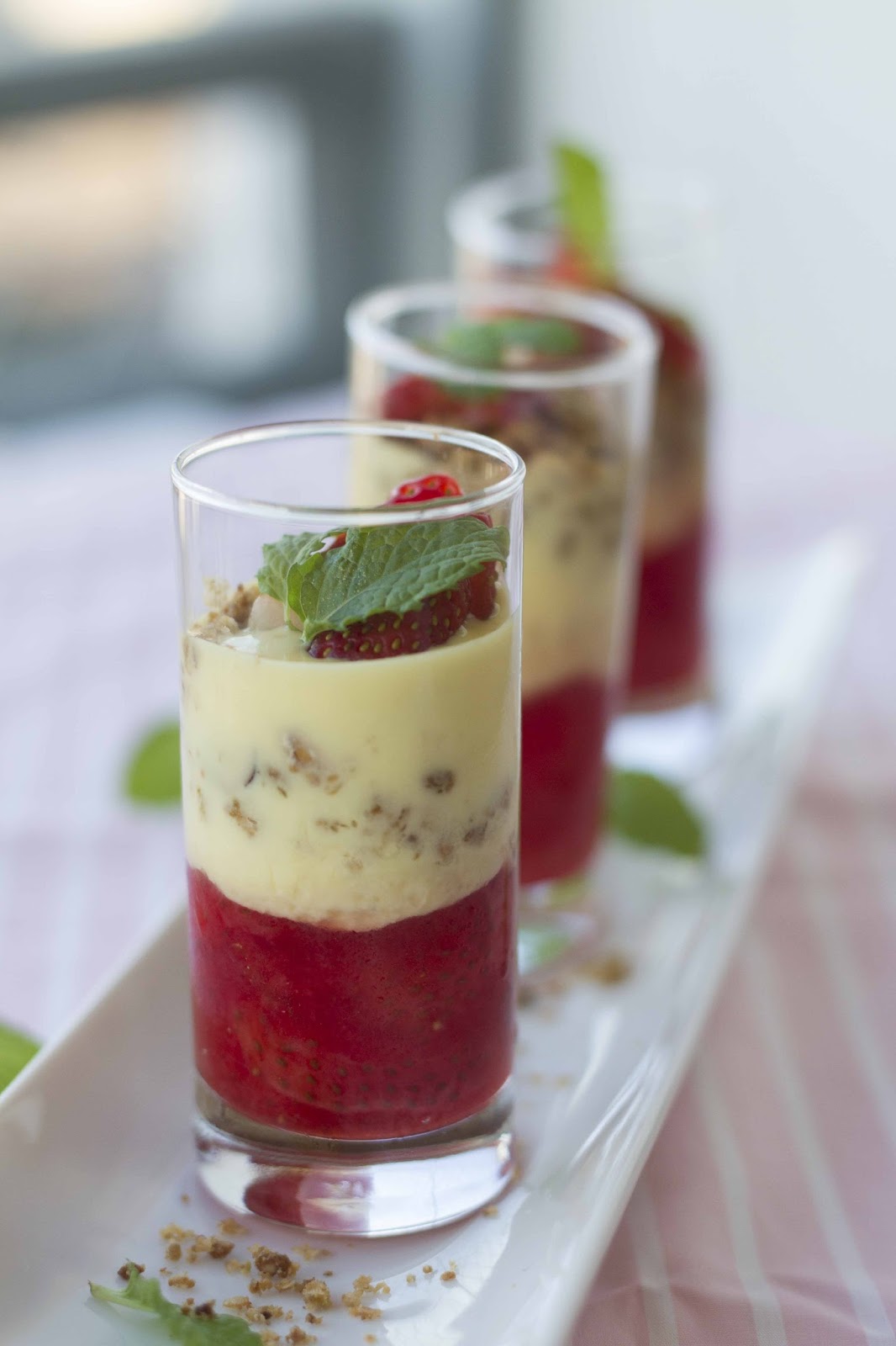 Chef Espoleta Malagueta: Mini Verrine de Morango