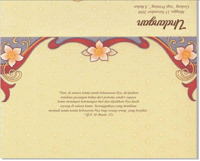 Cara Setting Blanko Undangan ERBA 88175 dengan CorelDRAW - SIAP UJIAN