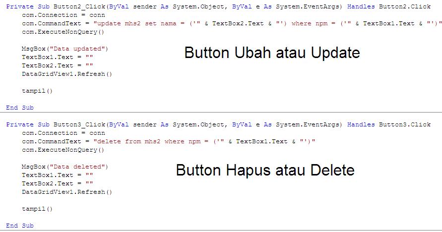 Membuat DataGridView Sederhana Pada Visual Basic