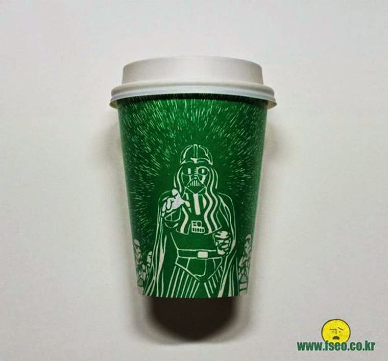 25 Ilustrasi Aksi Bersahaja Maskot Starbucks Apabila Keluar Dari Kepompong