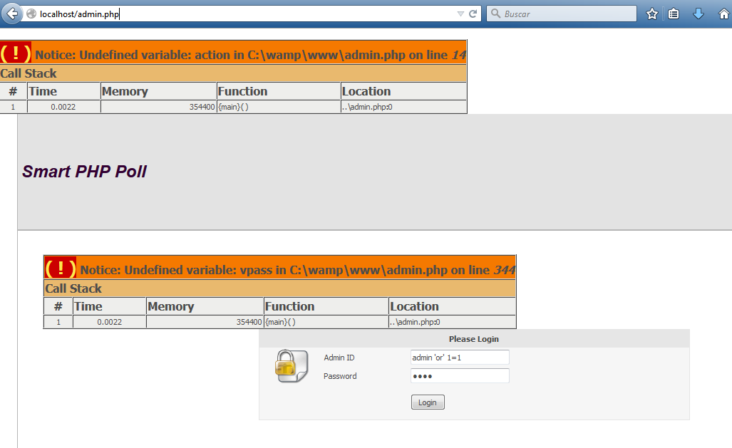 SQL Injection Bypass Login - Estación Informática