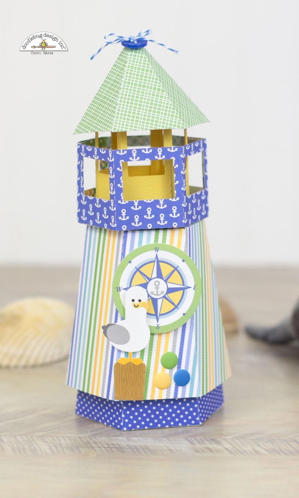 Doodlebug Design Inc Blog: Anchors Aweigh Collection: Lighthouse Favor ...