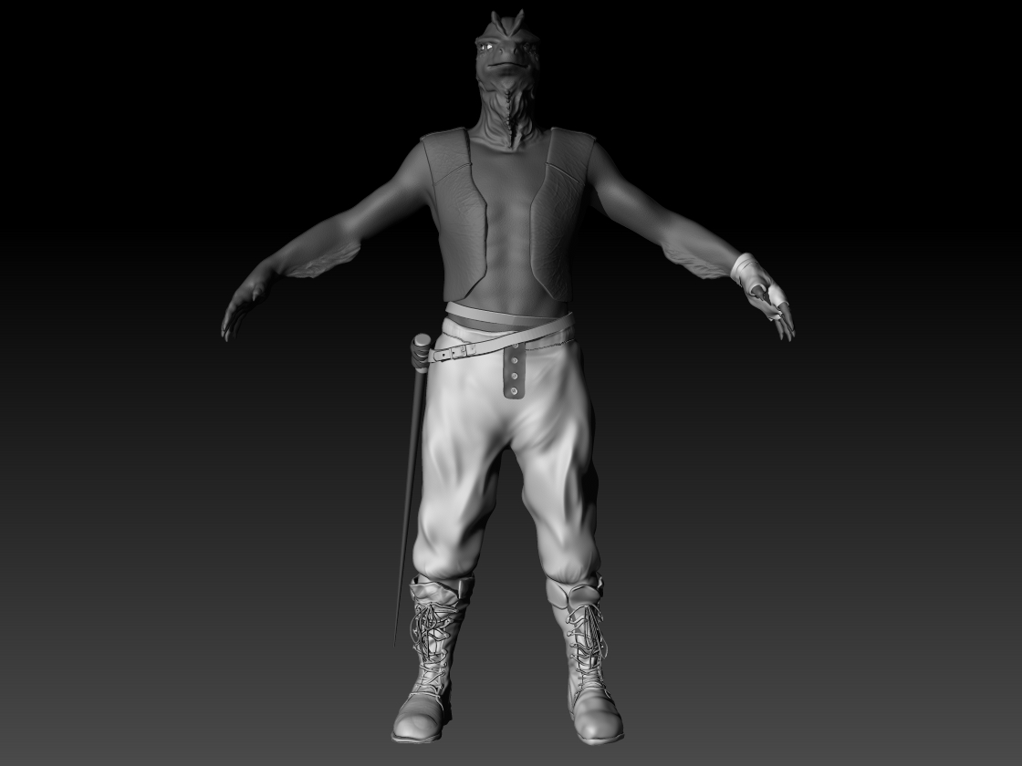 Character: Full Body Render (Midterm)