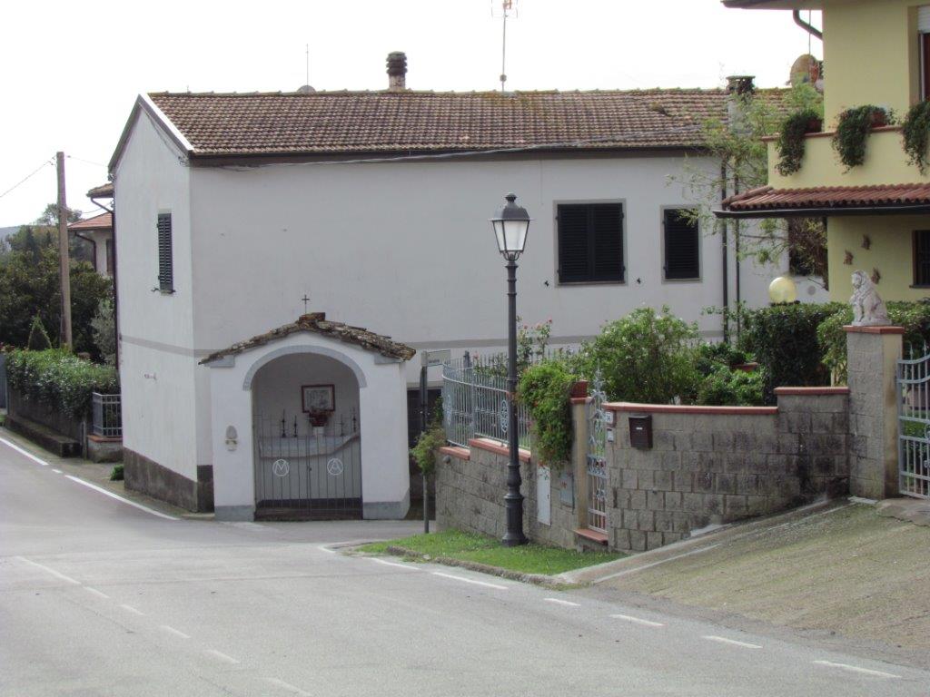 Tabernacoli italiani: Crespina Lorenzana. Madonna con l'arcangelo Gabriele