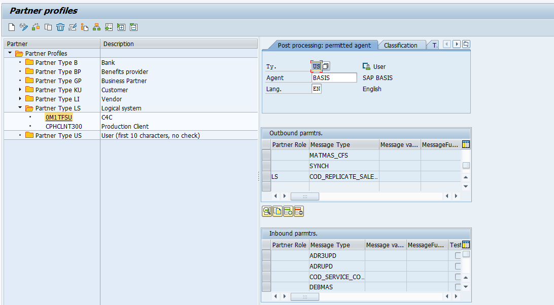 sivakumar.m: ALE Idoc part3: Partner profile WE20