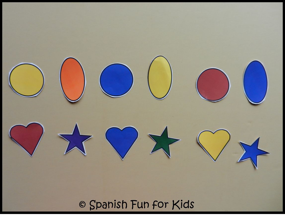 Music and Spanish Fun: Games to reinforce colors and shapes