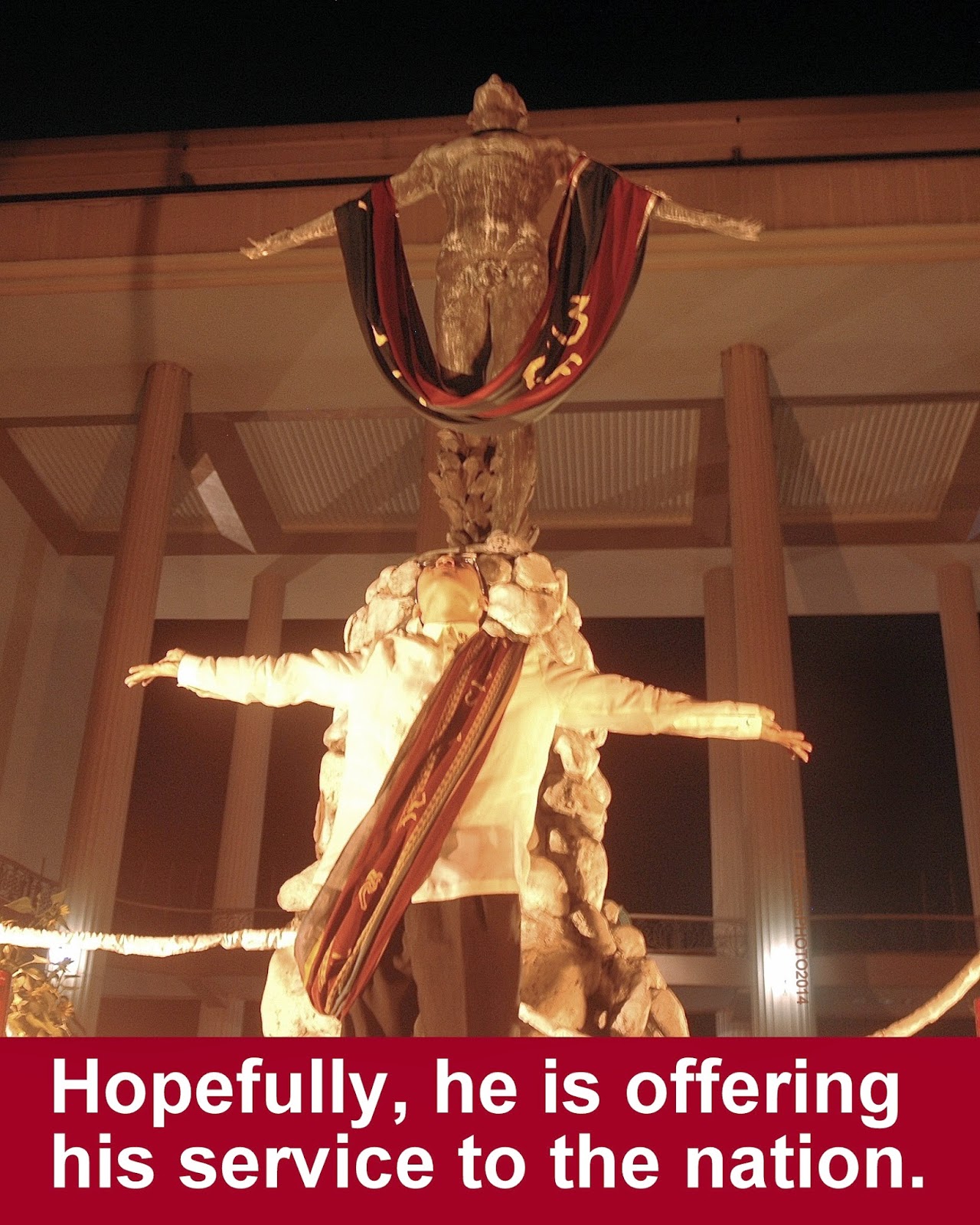 Naquem.: Sablay, sunflowers, and reminders to serve the people for the ...