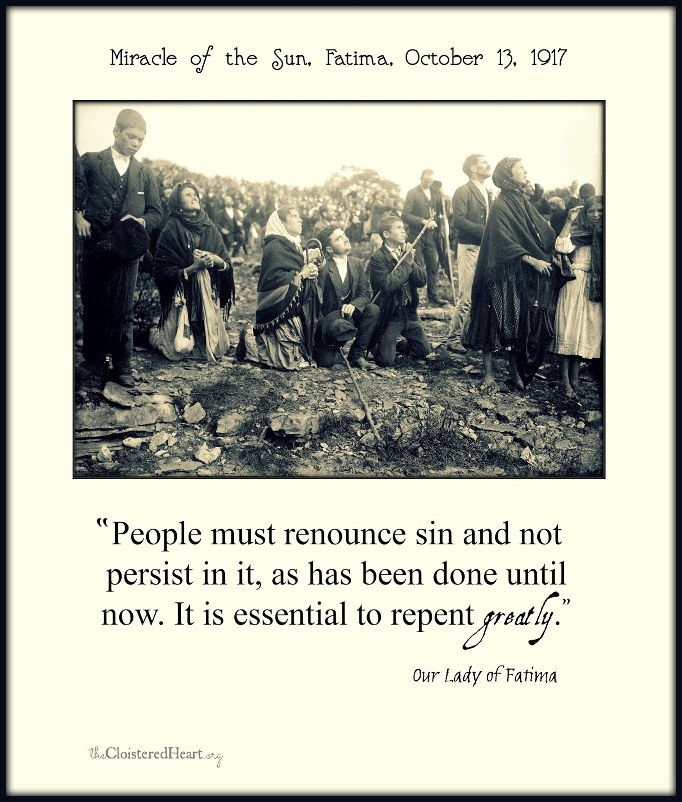 The Cloistered Heart: It Is Essential