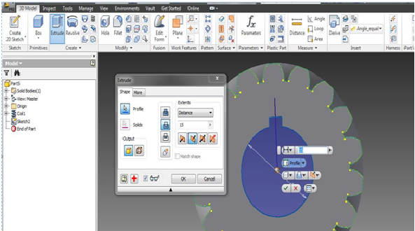 MEMBUAT PROFIL RODA GIGI HELIX MENGUNAKAN INVENTOR PRO: MEMBUAT PROFIL ...
