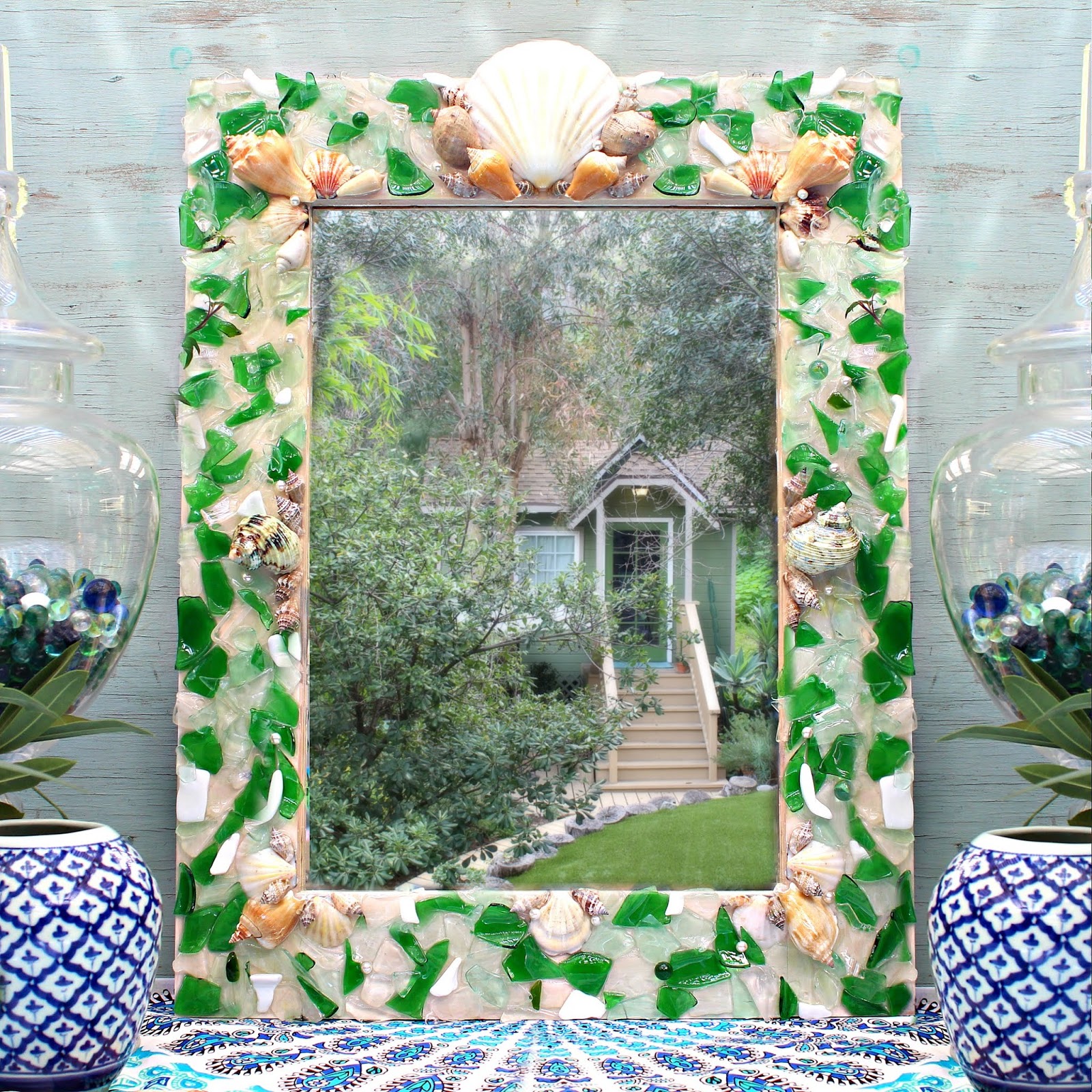 Mark Montano: Mermaid Sea Glass Mirror