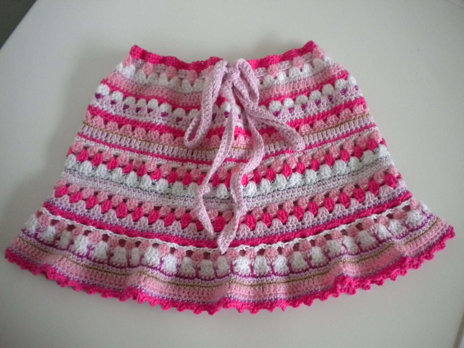 rokje haken - crochet skirt (gratis Nederlands patroon) | Crochet # ...